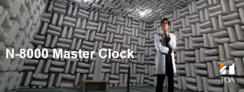 N-8000 Internal and External Master Clock | Sound Talks | TOA Canada ...