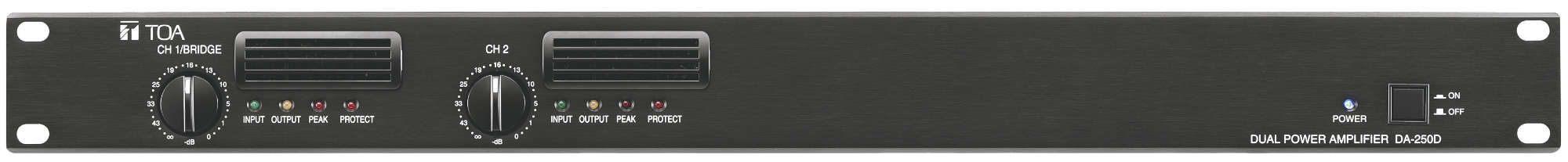DA-250DH | DA Series Multi-Channel Power Amplifiers | Products | TOA ...