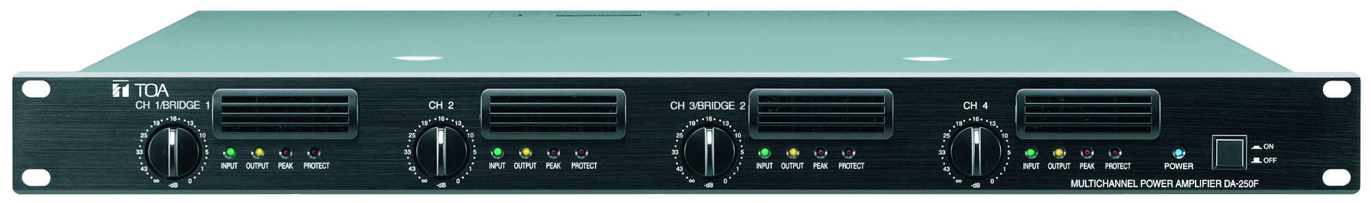 DA-250F | DA Series Multi-Channel Power Amplifiers | Products | TOA ...