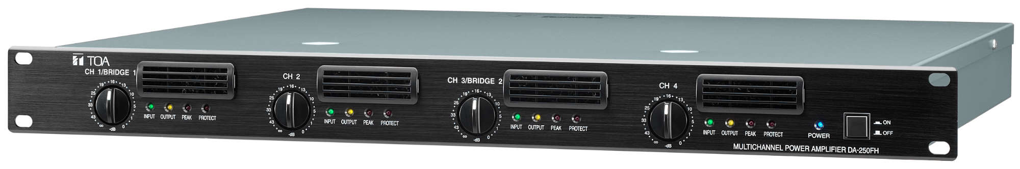 DA-250FH | DA Series Multi-Channel Power Amplifiers | Products | TOA ...