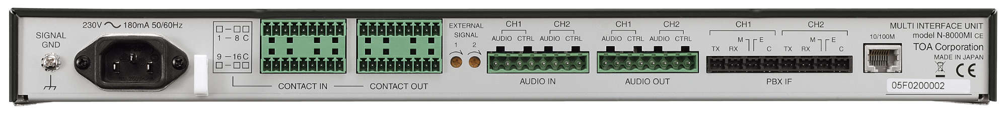 N-8000MI | N-8000 Series IP Intercom System | Produits | TOA Canada ...